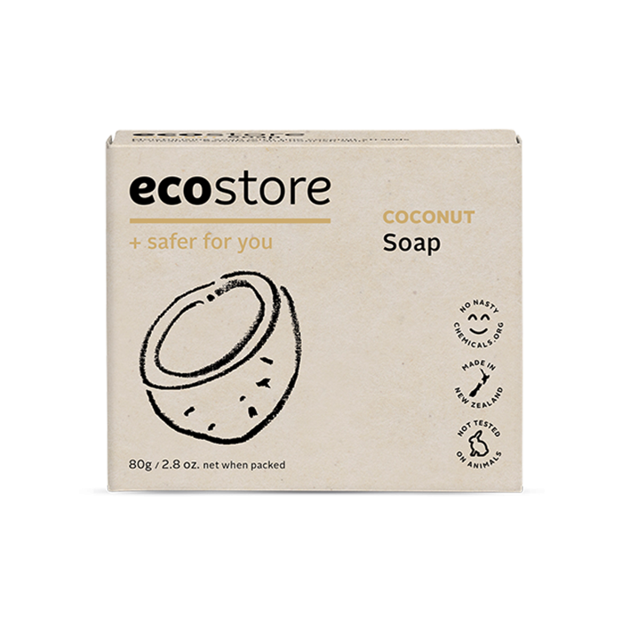 Ecostore Coconut Soap 80g | Vegan District Malaysia