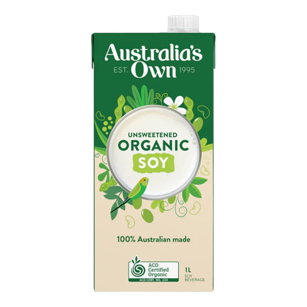 Australia's Own Organic Soy Milk Unsweetened | Vegan District Malaysia