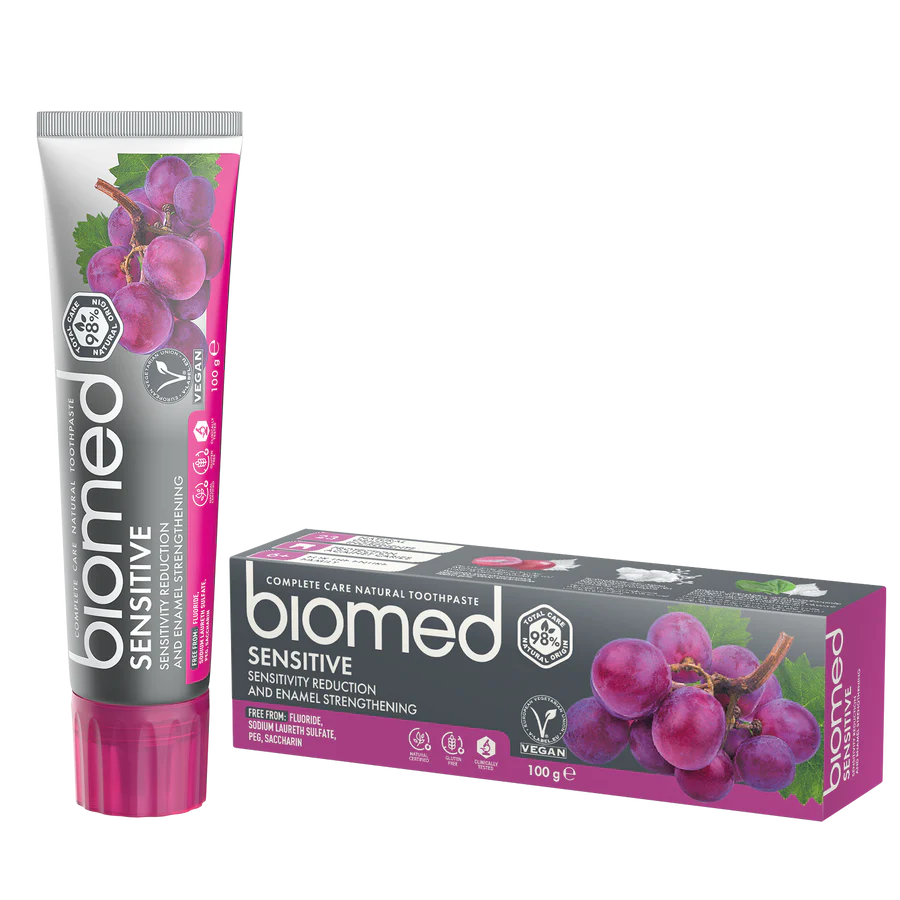 Biomed Sensitive 98% Sensitivity Reducing Toothpaste 100g – Vegan ...