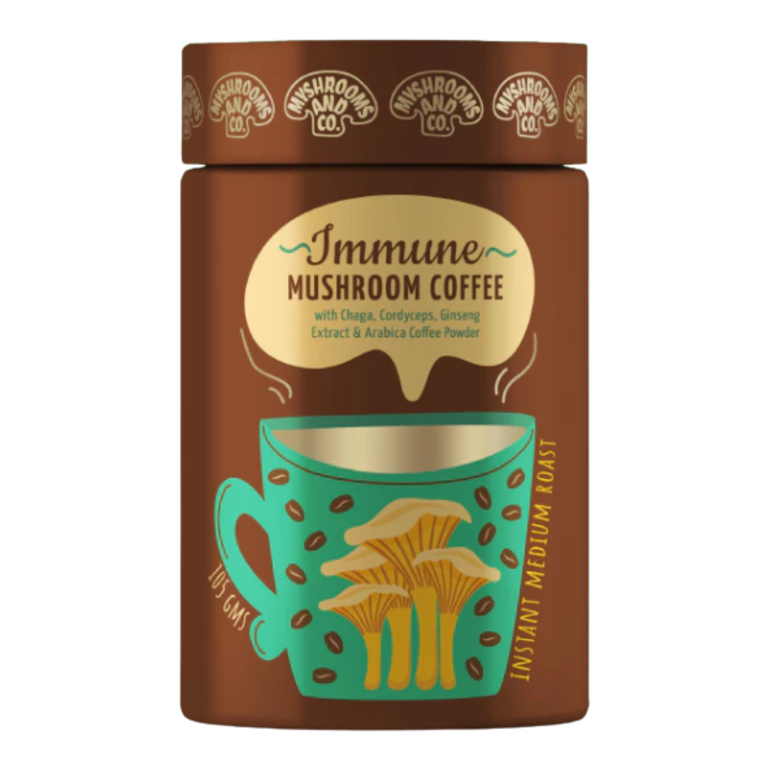 Myshrooms & Co Immune Mushroom Coffee 105g | Vegan District Malaysia