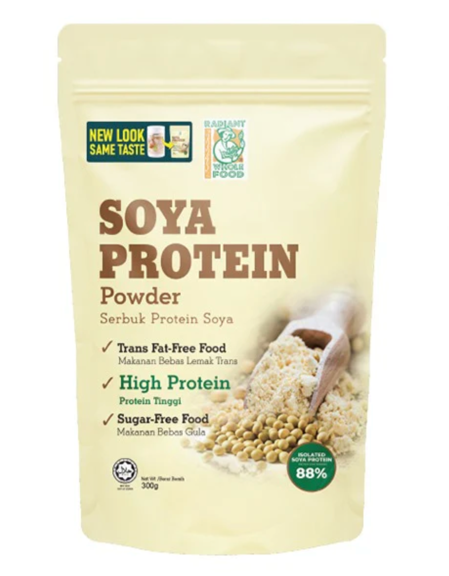 Radiant Soya Protein Powder (Non-GMO) 300g – Vegan District Malaysia