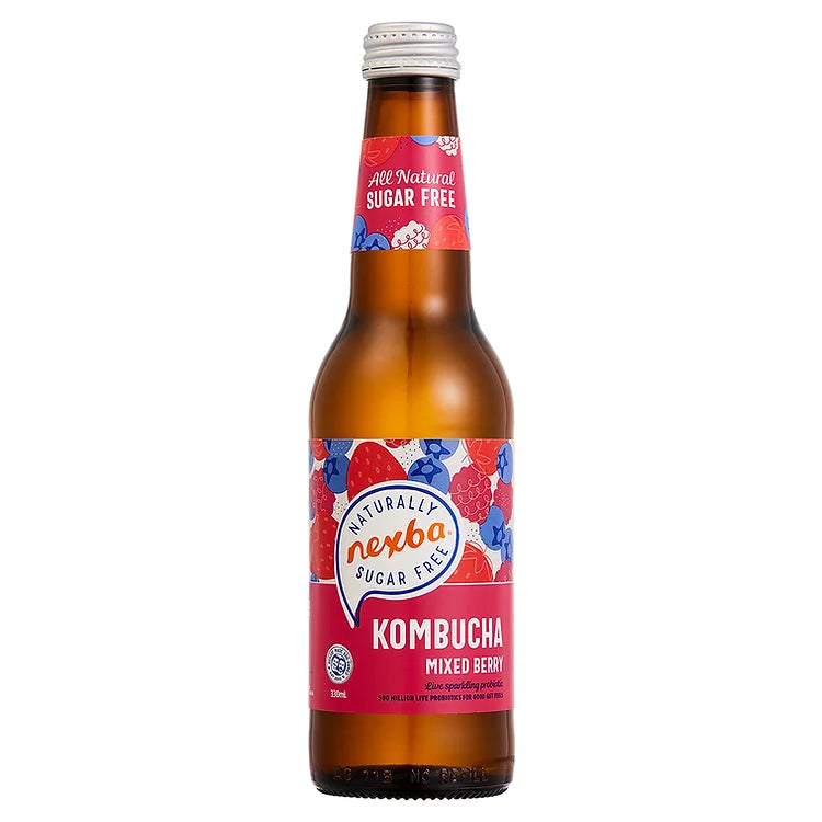 Nexba Kombucha Mixed Berry 330ml | Vegan District Malaysia
