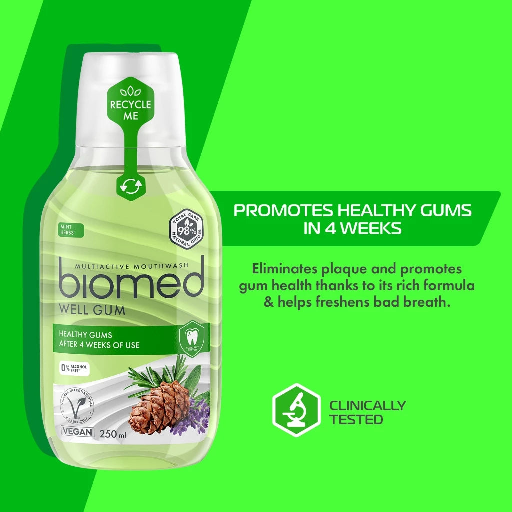 Biomed Well Gum Natural Mouthwash 500ml – Vegan District Malaysia