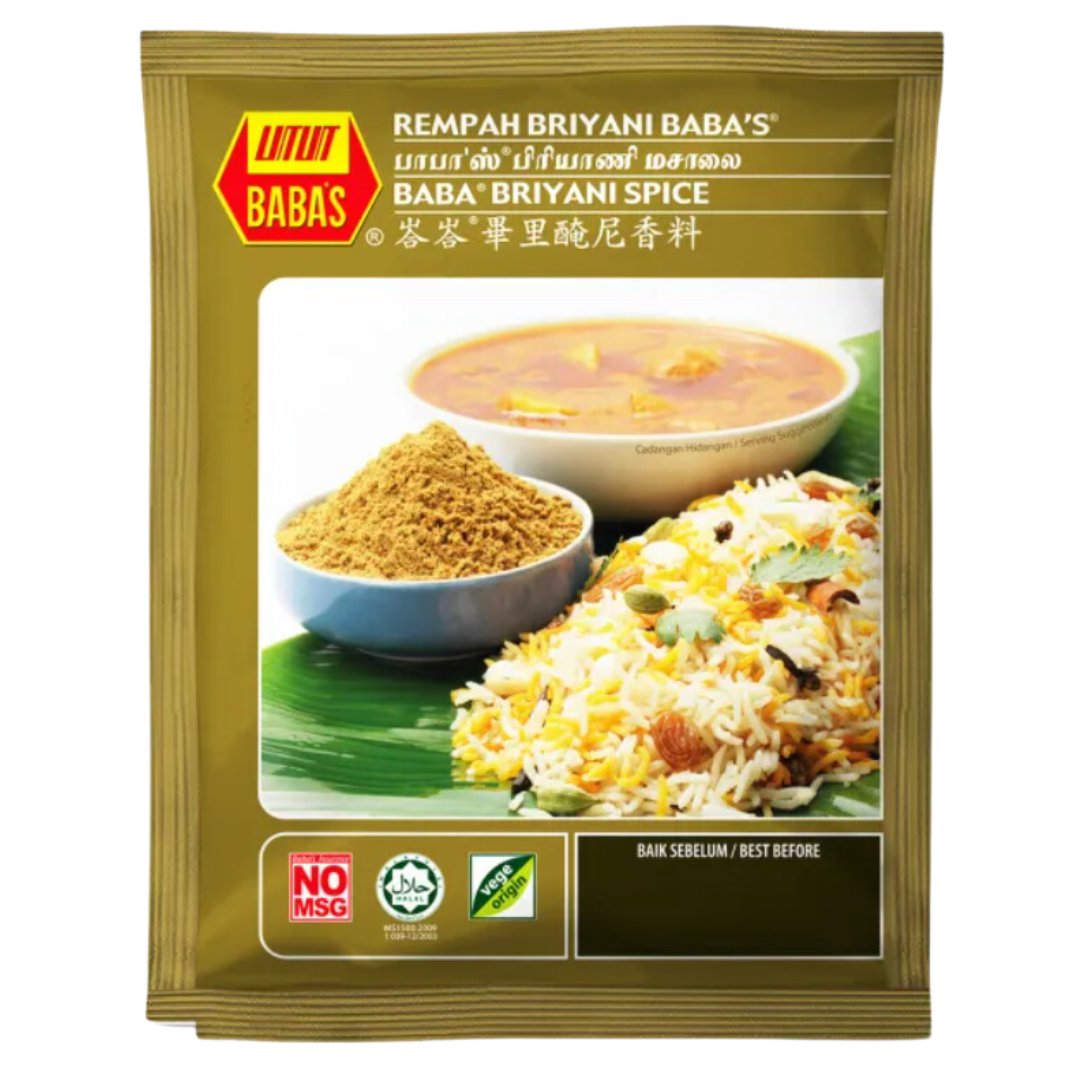 Baba's Briyani Spice 70g | Vegan District Malaysia