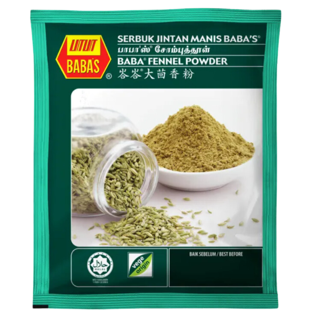 Baba's Fennel Powder 70g | Vegan District Malaysia