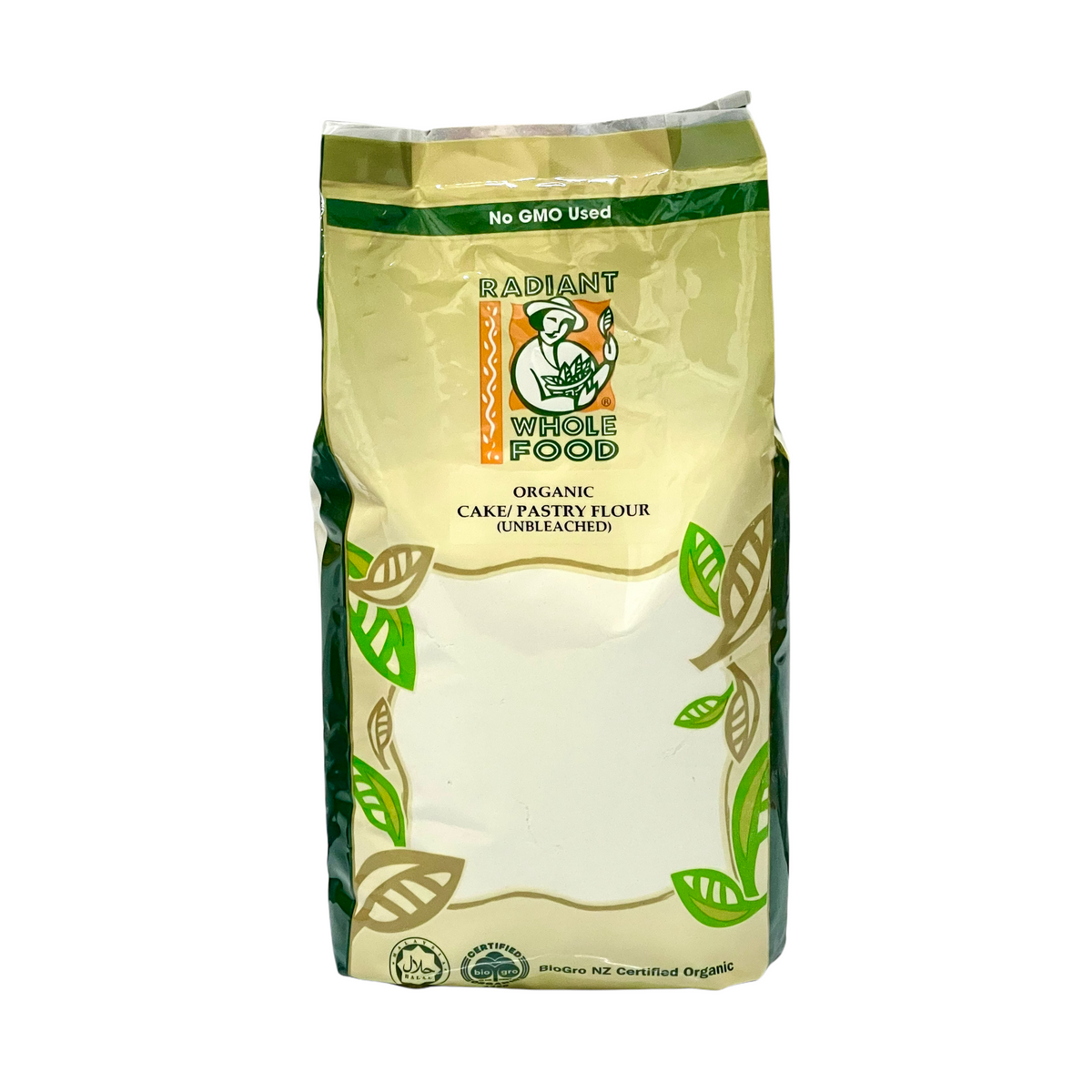 Radiant Organic Unbleached Cake/Pastry Flour 1kg – Vegan District Malaysia
