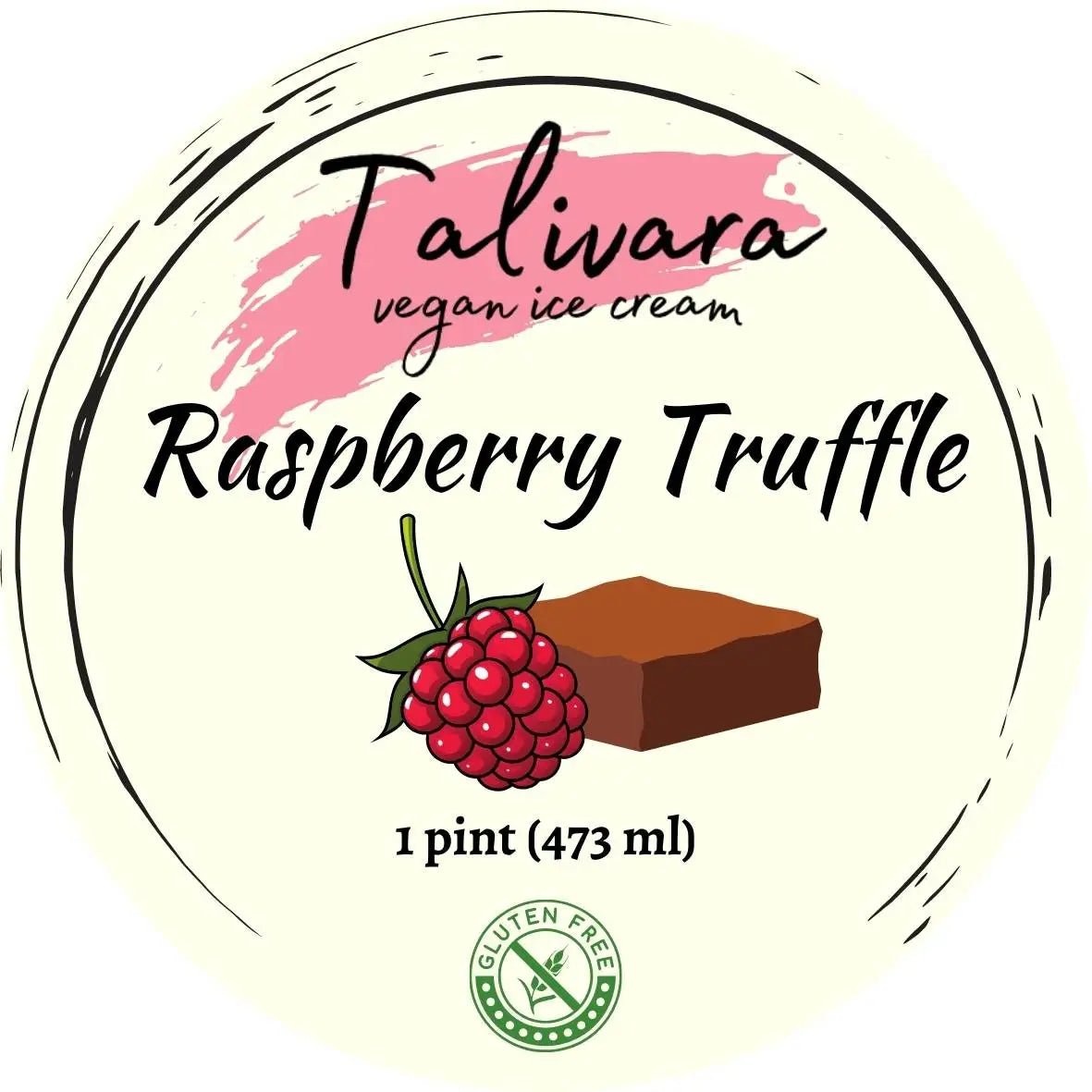 Verdanya Raspberry Truffle Ice Cream | Vegan District Malaysia